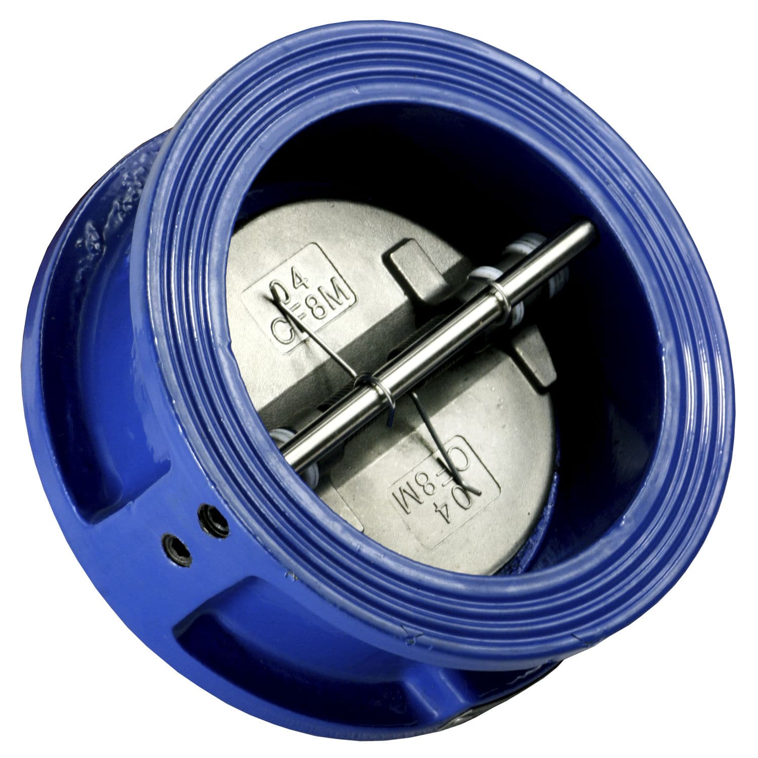 Válvula de retención de doble clapeta - 56B - KTN - wafer / de hierro fundido