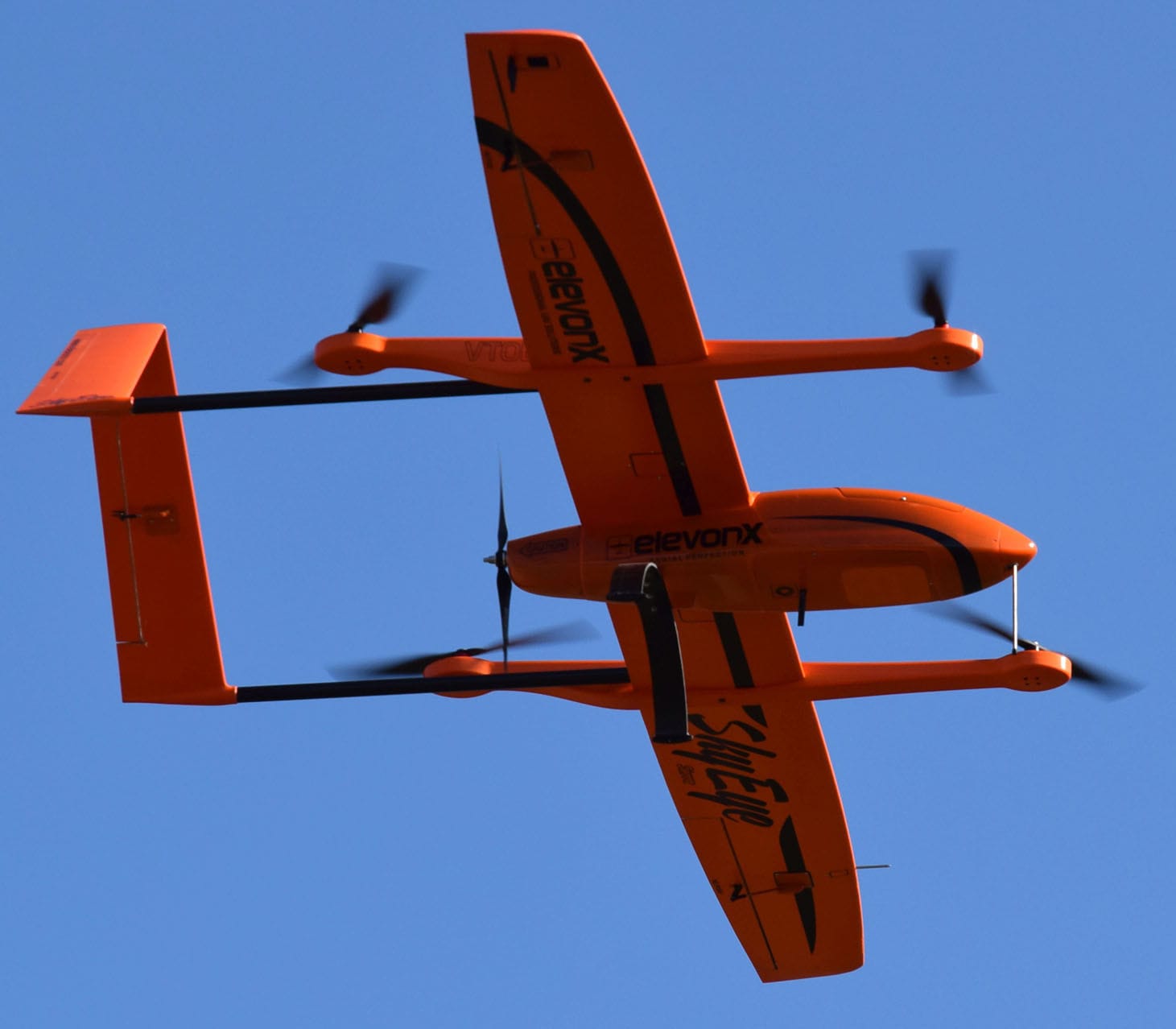 Dron de ala fija - SkyEye VTOL - ElevonX - de inspección / de ...