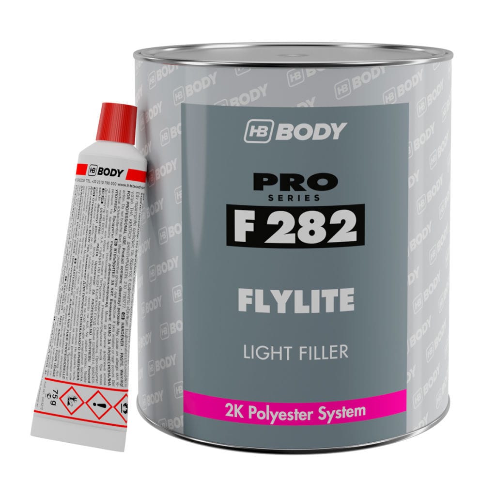 Masilla de poliéster - F282 - HB BODY S.A. - para carrocerías / para ...