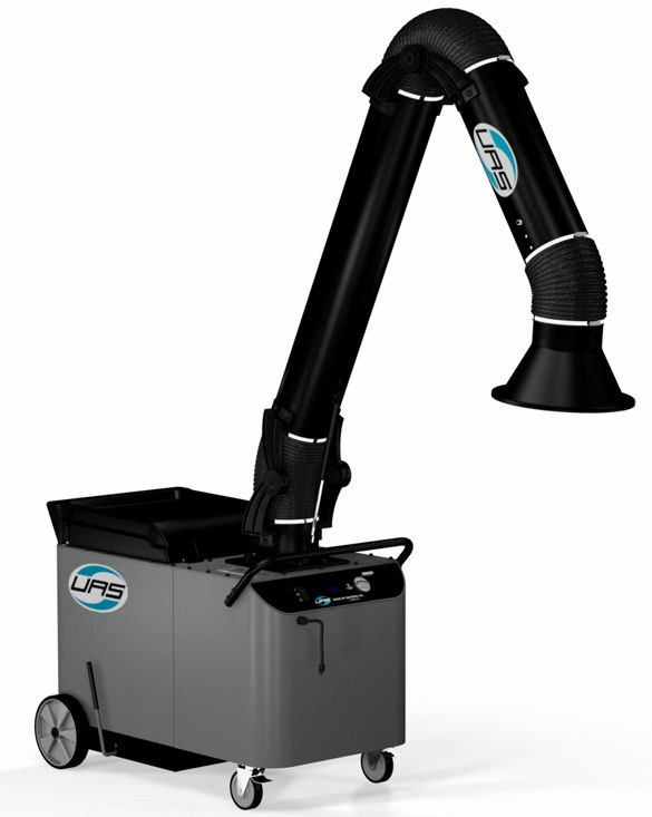 Extractor de humo móvil - W Series - United Air Specialists - de pared ...