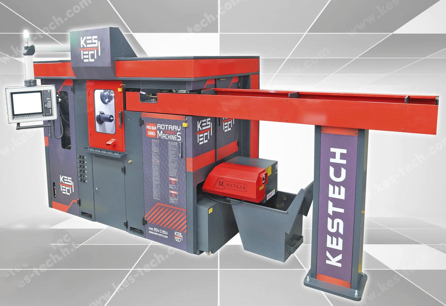 Máquina transfer rotativa - CNC PRO BAR MODEL - KESTECH ROTARY TRANSFER ...