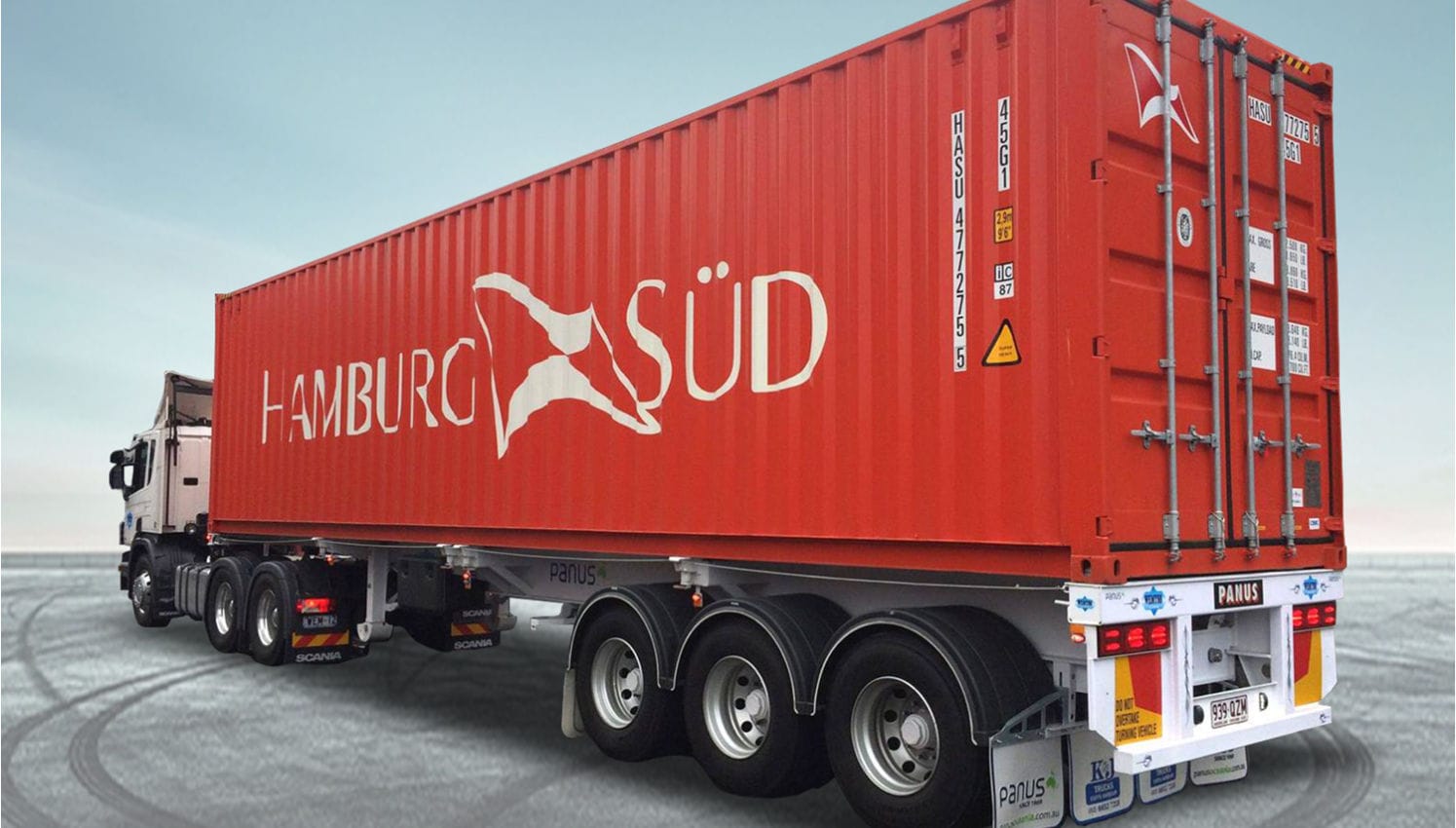 Remolque de 3 ejes - PS3-SC1212AUAT - Panus Assembly - de acoplamiento / para equipamiento ...