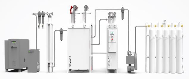 Generador de oxígeno PSA - OXYMAT - acero inoxidable