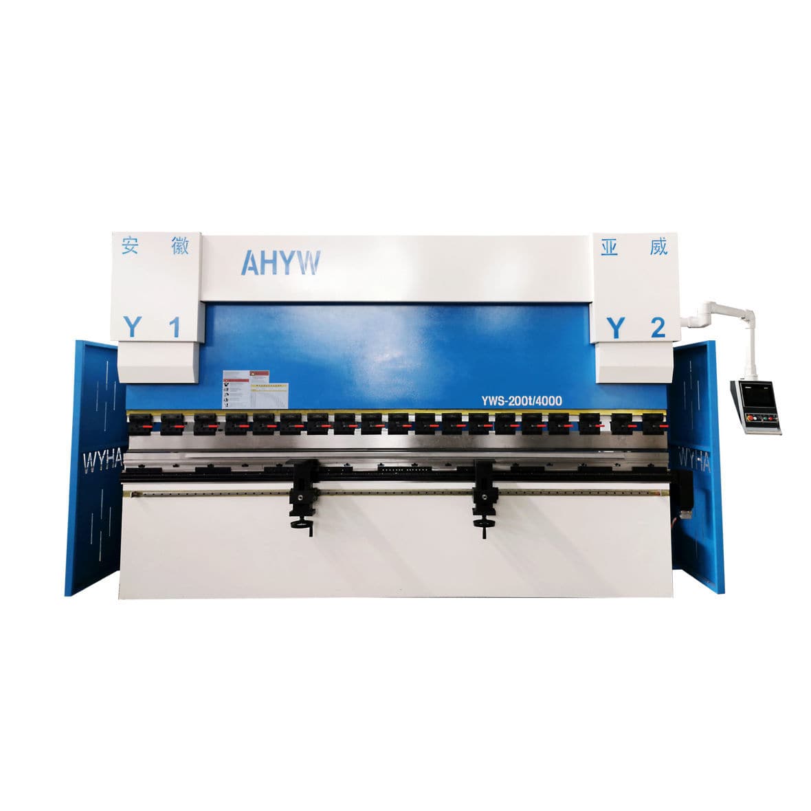 Máquina curvadora electrohidráulica - YWS-200T/4000 DA53T - Anhui Yawei ...