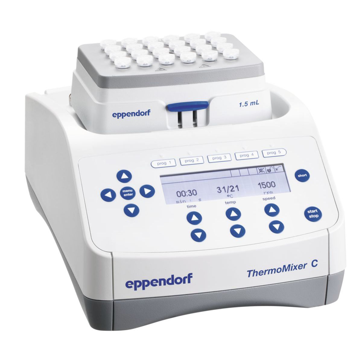 Agitador de laboratorio vórtex - ThermoMixer® C - Eppendorf SE - circular / orbital / digital
