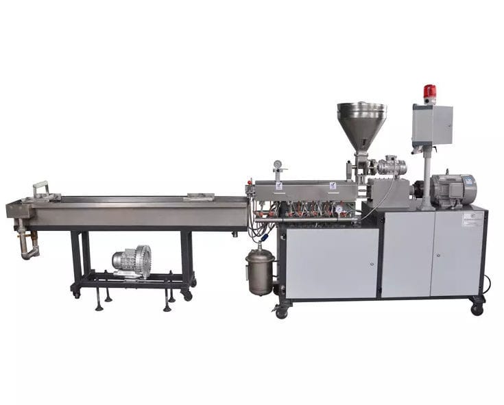 Extrusora de composición - TSE-20 - Nanjing Haisi Extrusion Equipment ...