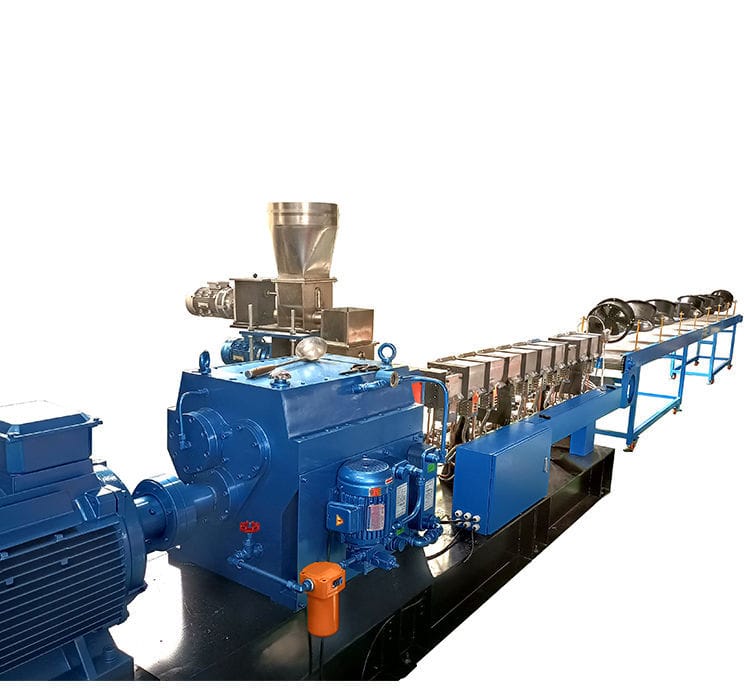 Extrusora de alimentos de dos husillos - TSE-75 - Nanjing Haisi ...