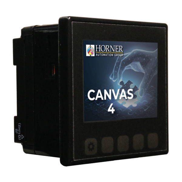 Autómata programable PLC con HMI de pantalla táctil integrada - Canvas ...