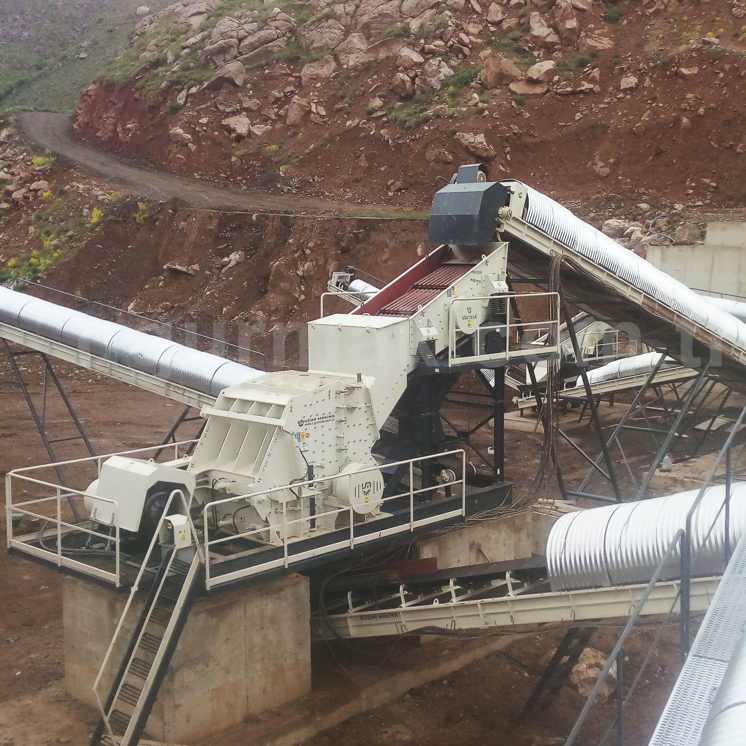 Criba de cribado en seco - UMIE series - Uğurmak Crushing and Screening ...