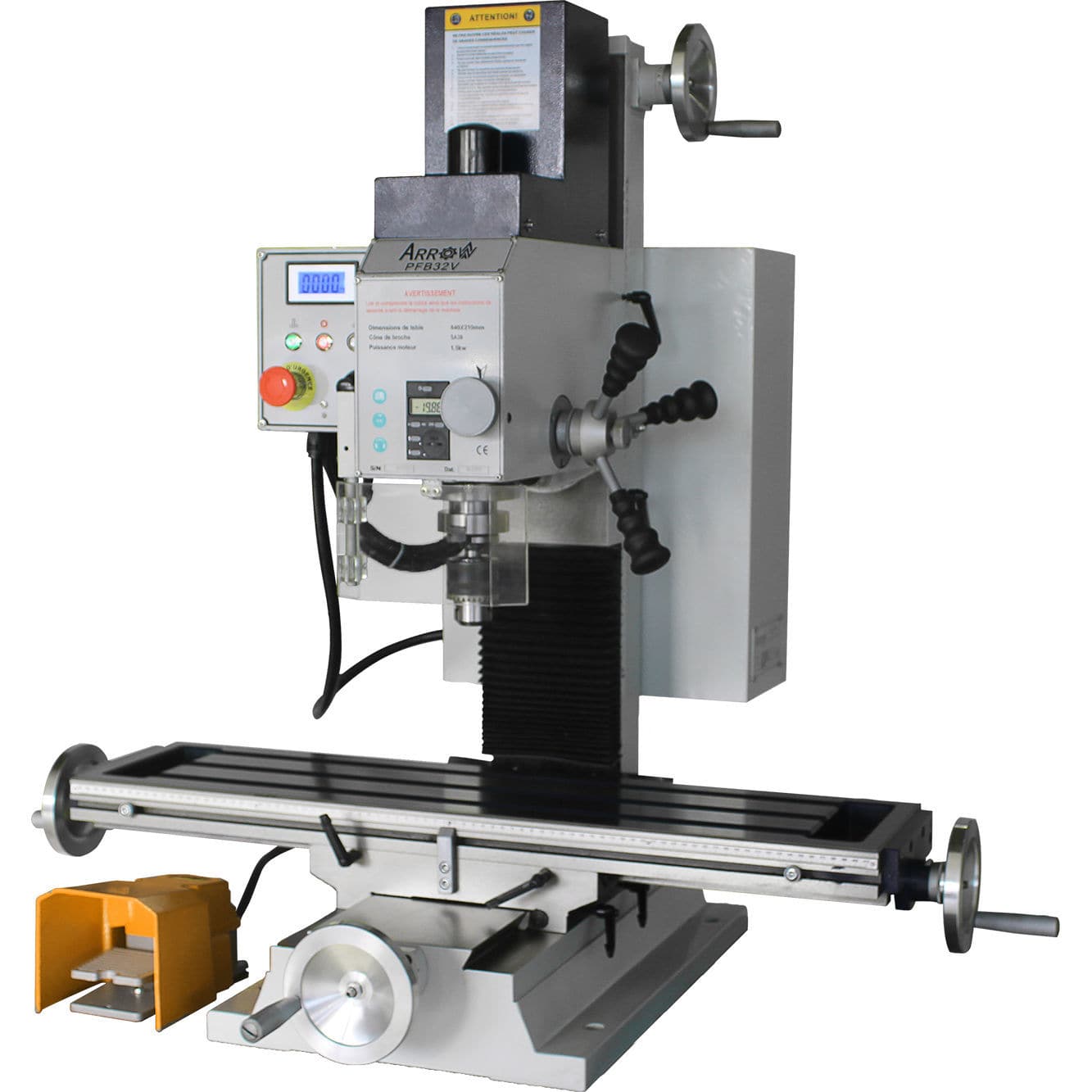 Taladradora-fresadora vertical - PFB32V - Didelon - de columna / de ...