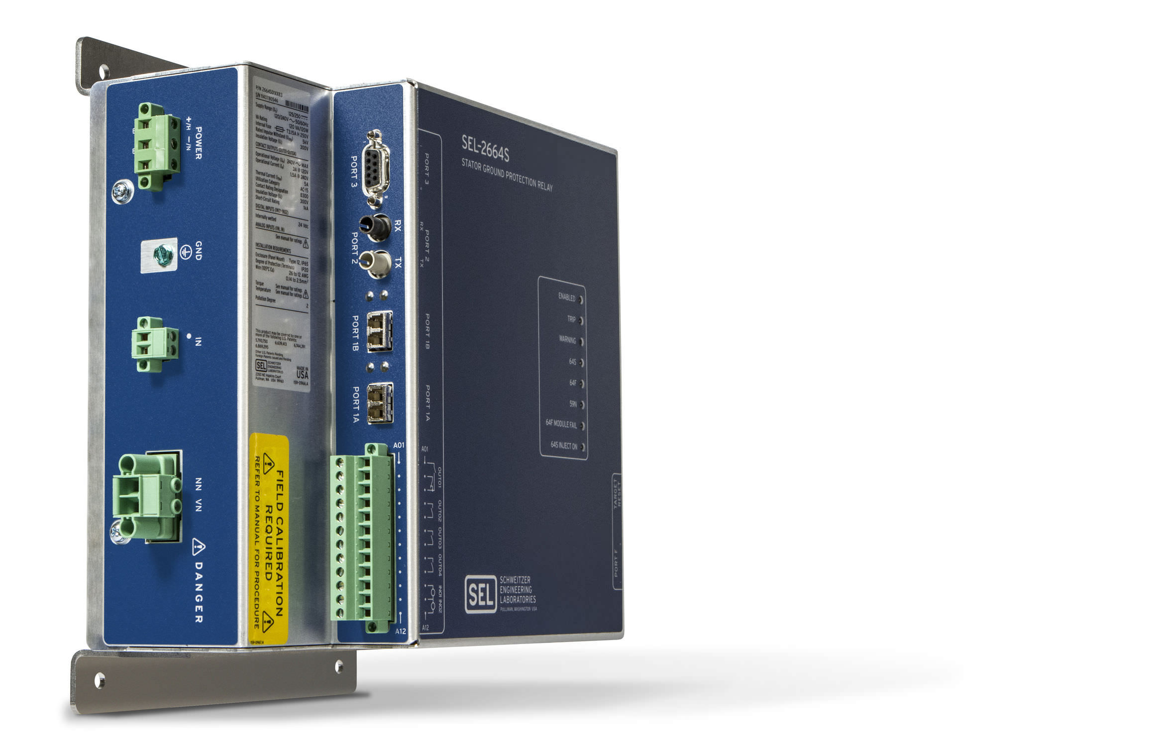 Relé de protección de tensión - SEL-2664S - Schweitzer Engineering ...