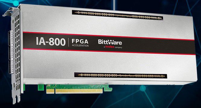 Tarjeta FPGA Mini PCIe - IA-840F - BittWare - con procesador E/S