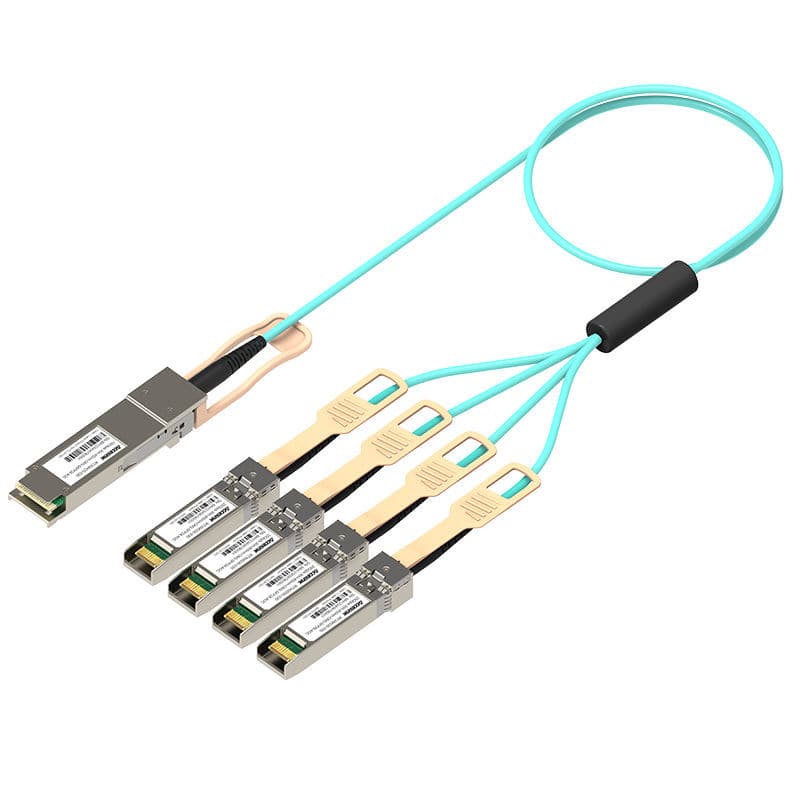 Cable óptico de datos - 100G QSFP28 to 4x25G SFP28 AOC - Accelink ...