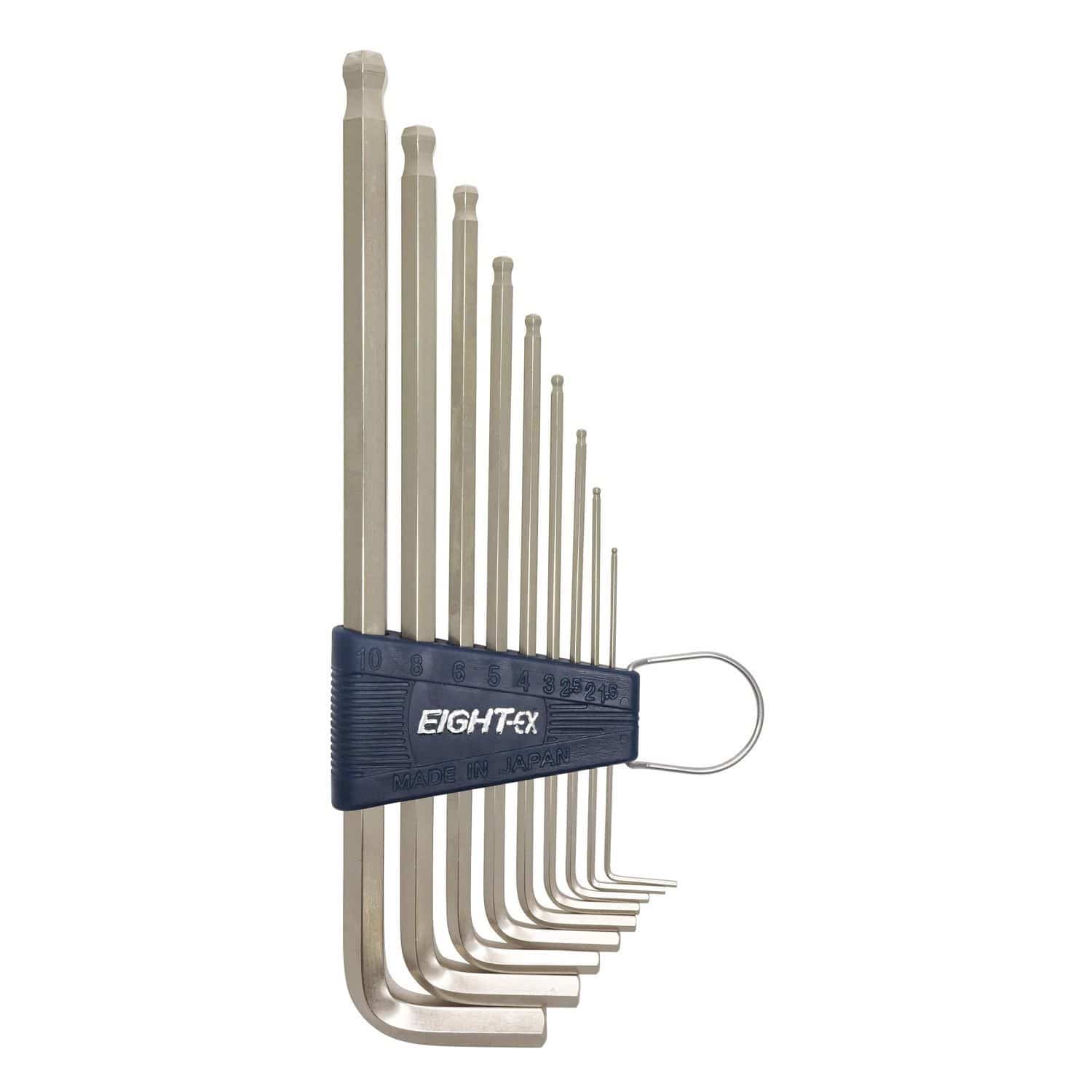 Llave Allen en L - TLS-9 - Eight Tool - de cabeza hexagonal / kit / con cabeza cónica