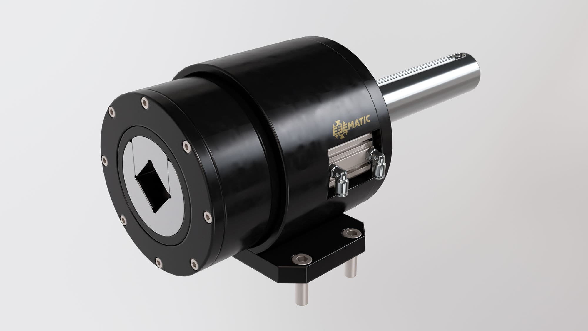 Soporte de seguridad neumático - Ejematic - para eje de bobinado