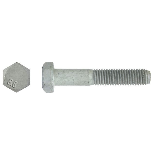 Tornillo de cabeza hexagonal - 931 8.8 HDG - Chavesbao - Spanner / de acero galvanizado / DIN