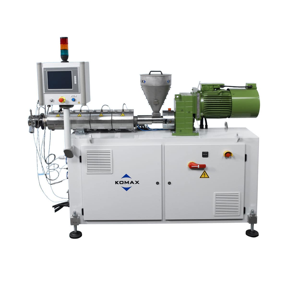 Extrusora de un husillo - HELICAL - KOMAX - para PP / para PVC / para PA66