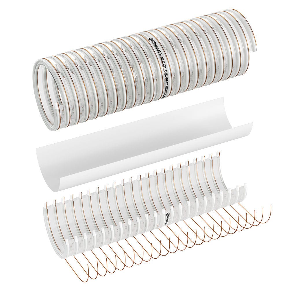 Tubería rígida para productos alimentarios - 911184 - MERLETT - de PVC ...