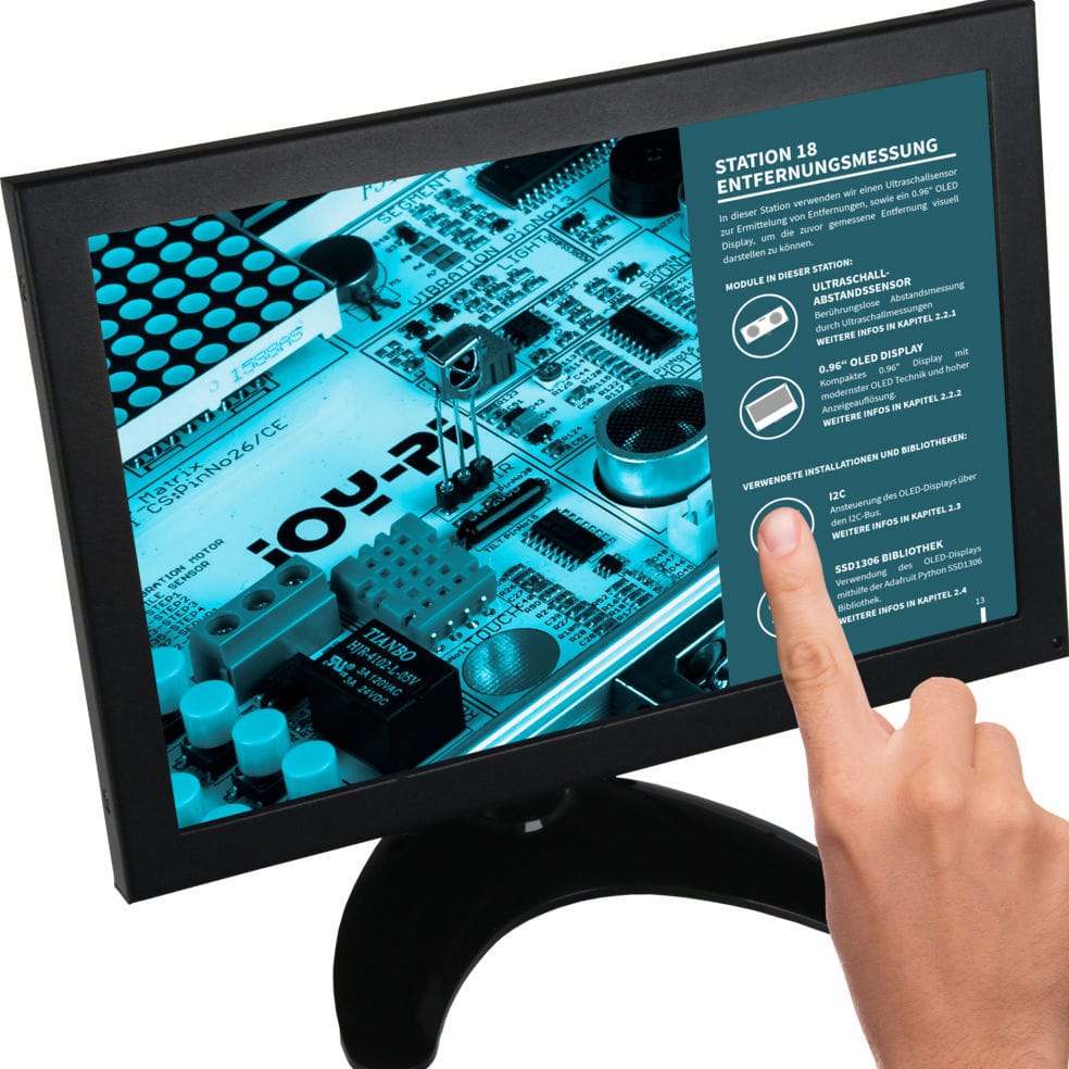 Visualizador LCD - RB-10-2 - Joy-It - IPS / táctil / 1280 x 800