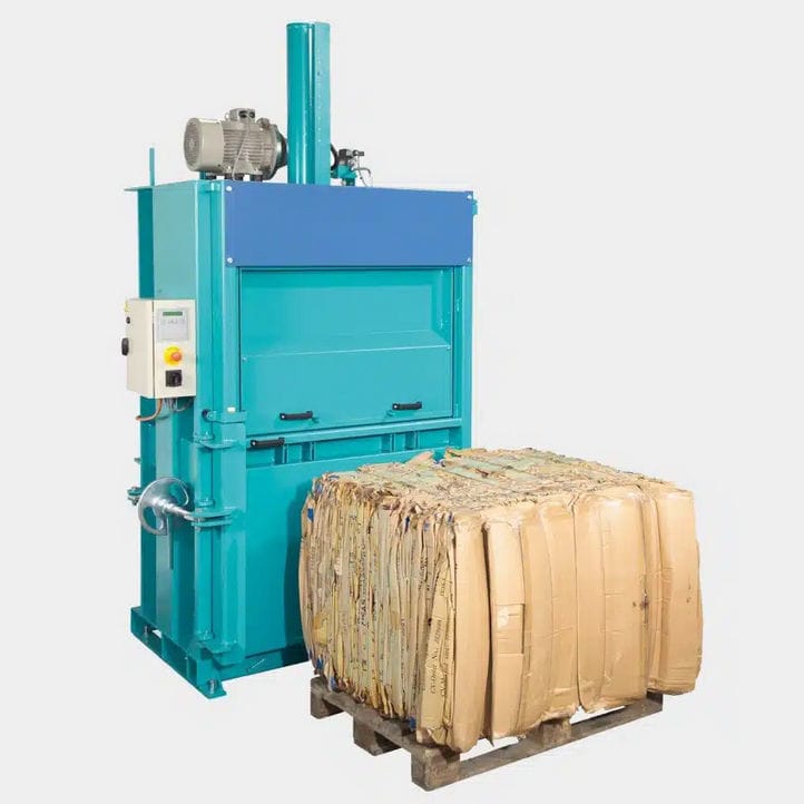 Prensa de balas para cartón - IPV 300-500 - I-COMPACT - para papel ...