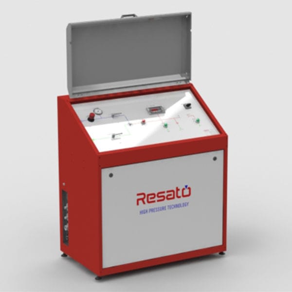 Unidad de prueba en presión accionada por aire - HPU - RESATO High Pressure Technology - para taller