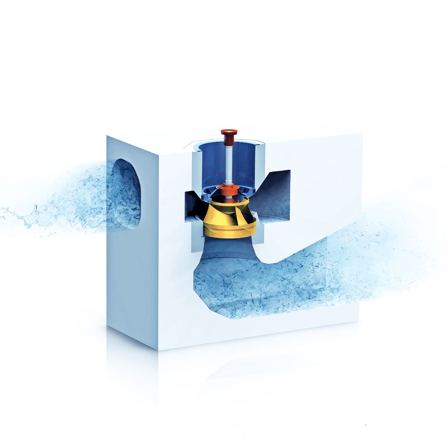 Bomba vertical - VVP - ANDRITZ - de agua / centrífuga de voluta ...