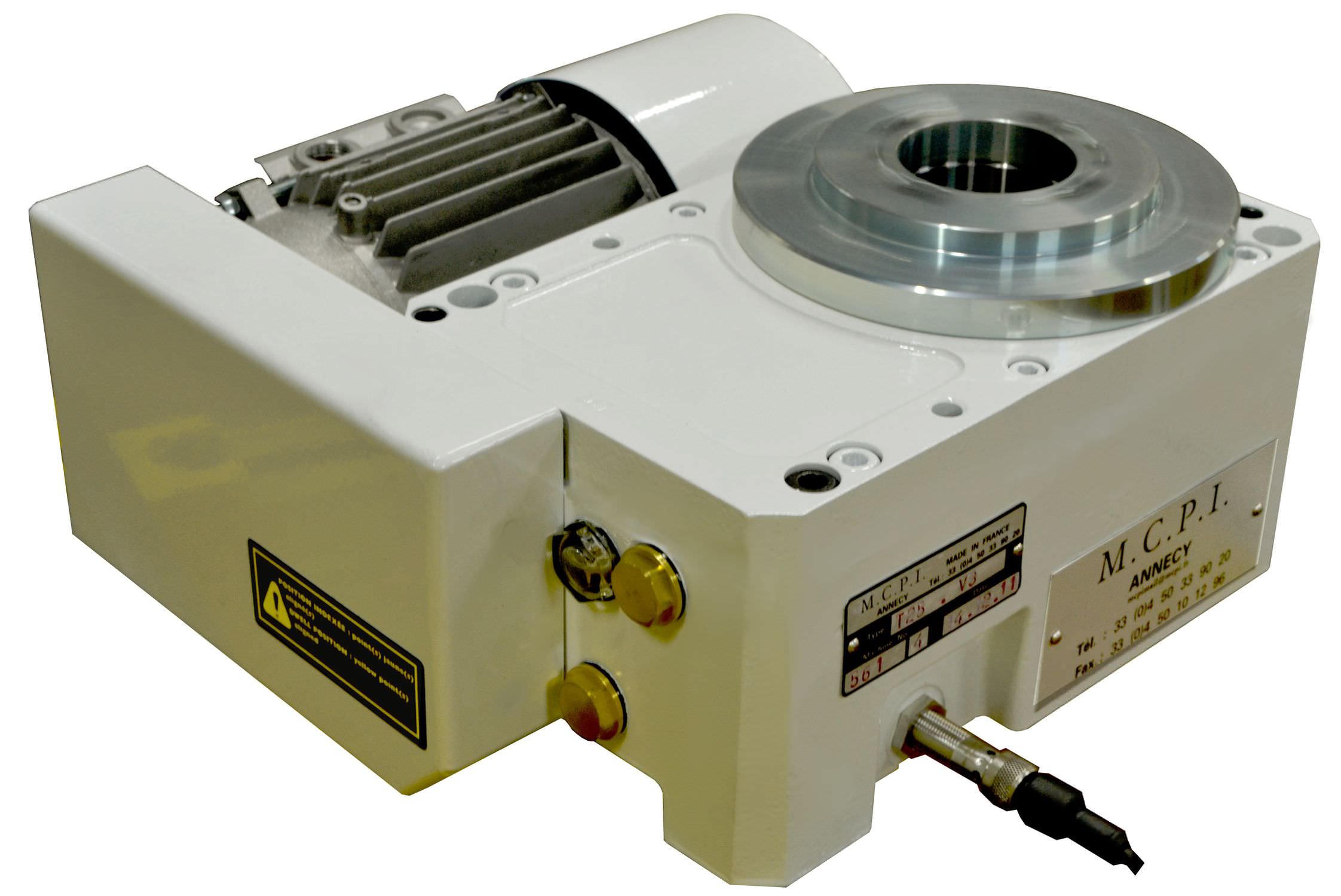 Indexador rotativo - max. 30 kg | M10 - MCPI SAS - de leva / para motor ...