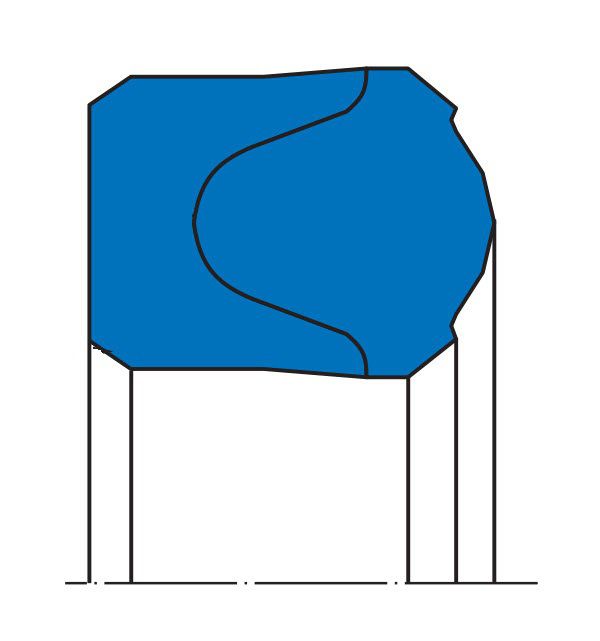 Junta de labio - S 8 - Simrit - de varilla