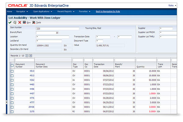 Software de gestión de fabricación - JD Edwards EnterpriseOne - Oracle ...