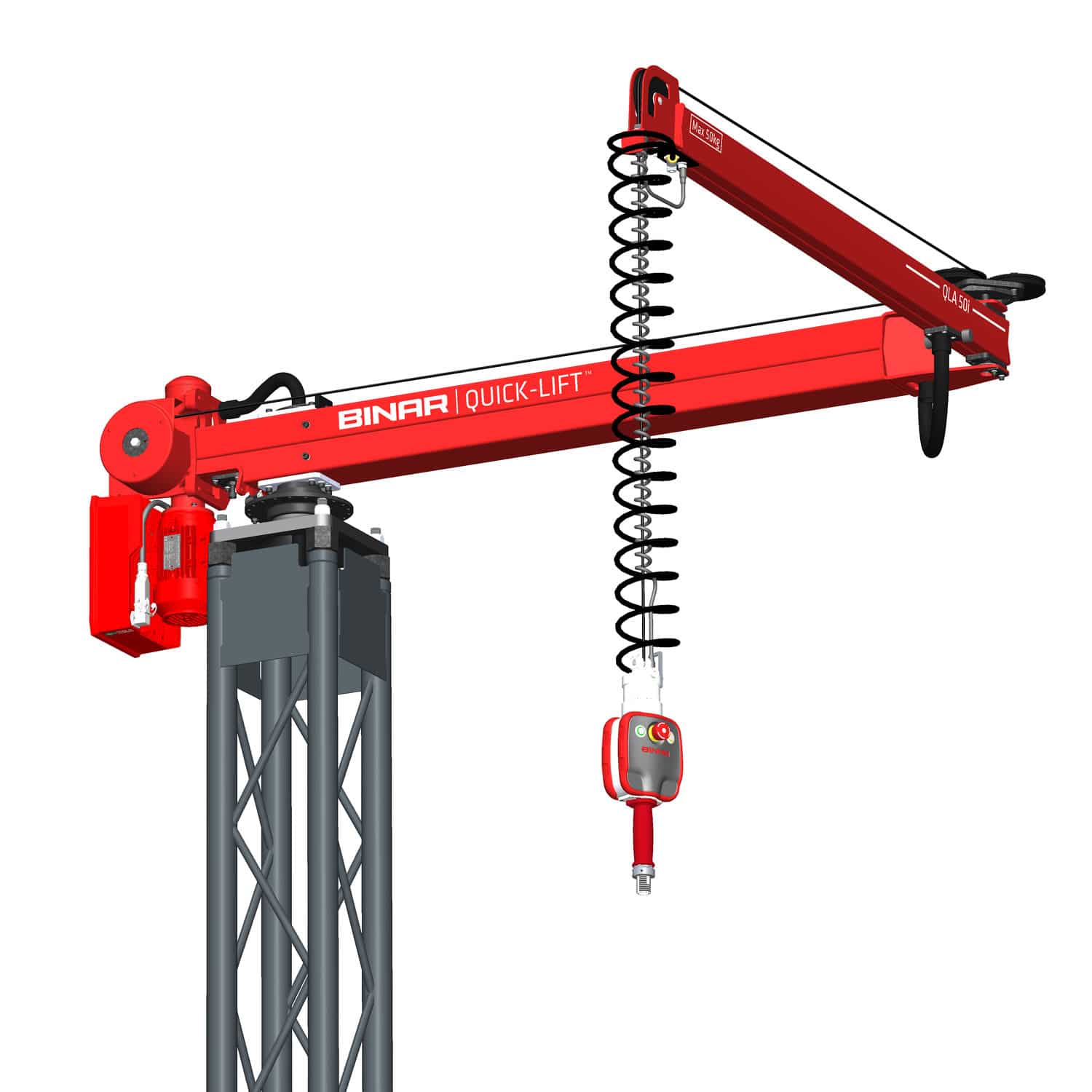 Brazo manipulador de columna - QLA 50i - Binar Handling AB - neumático ...