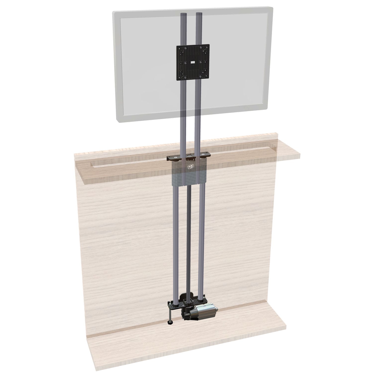 Aparato de levantamiento para pantallas/monitores - Ket Screen Lift ...