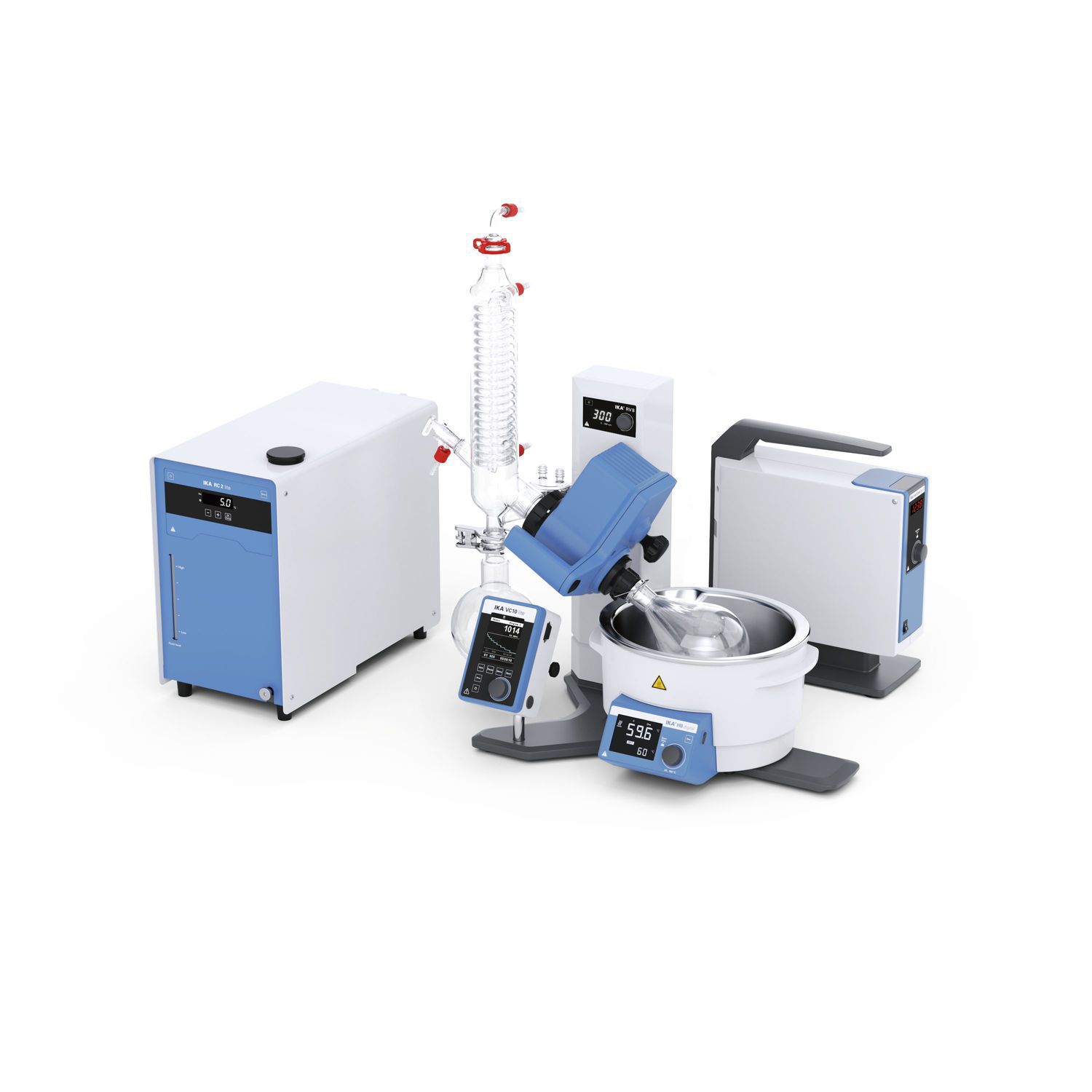 Evaporador rotativo - RV 8 pro V Complete - IKA - de vacío / de laboratorio