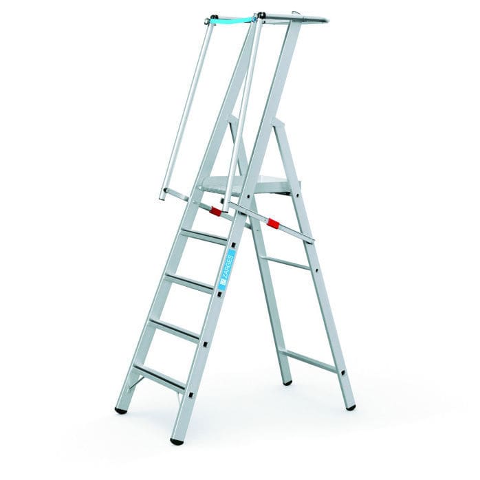Escalera de aluminio anodizado - ZAP Safemaster S - ZARGES - de plataforma