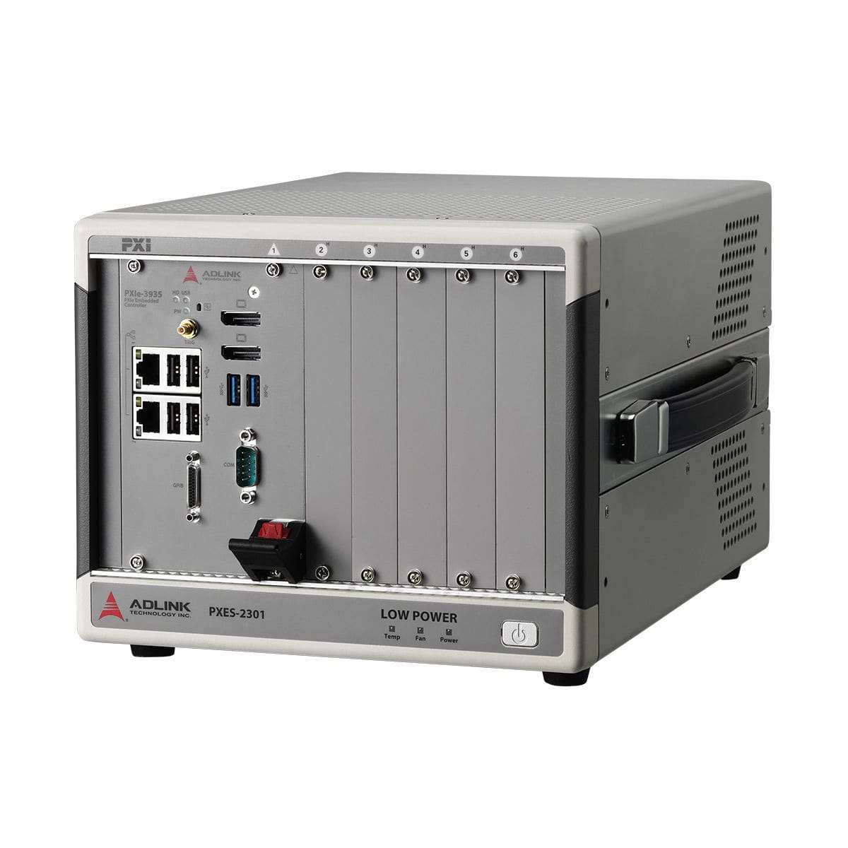 Chasis portátil - PXES-2301 - ADLINK TECHNOLOGY - compacto / 3U / 6 ranuras