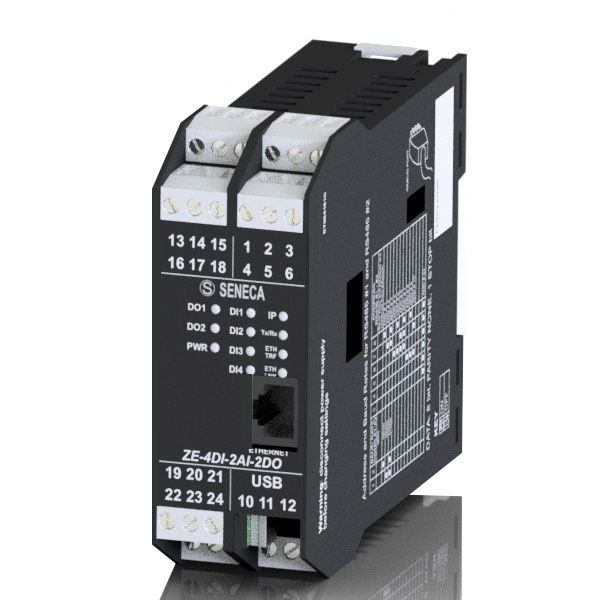 Módulo E/S digital - ZE-4DI-2AI-2DO - SENECA | AUTOMATION INTERFACES - analógico / Ethernet ...