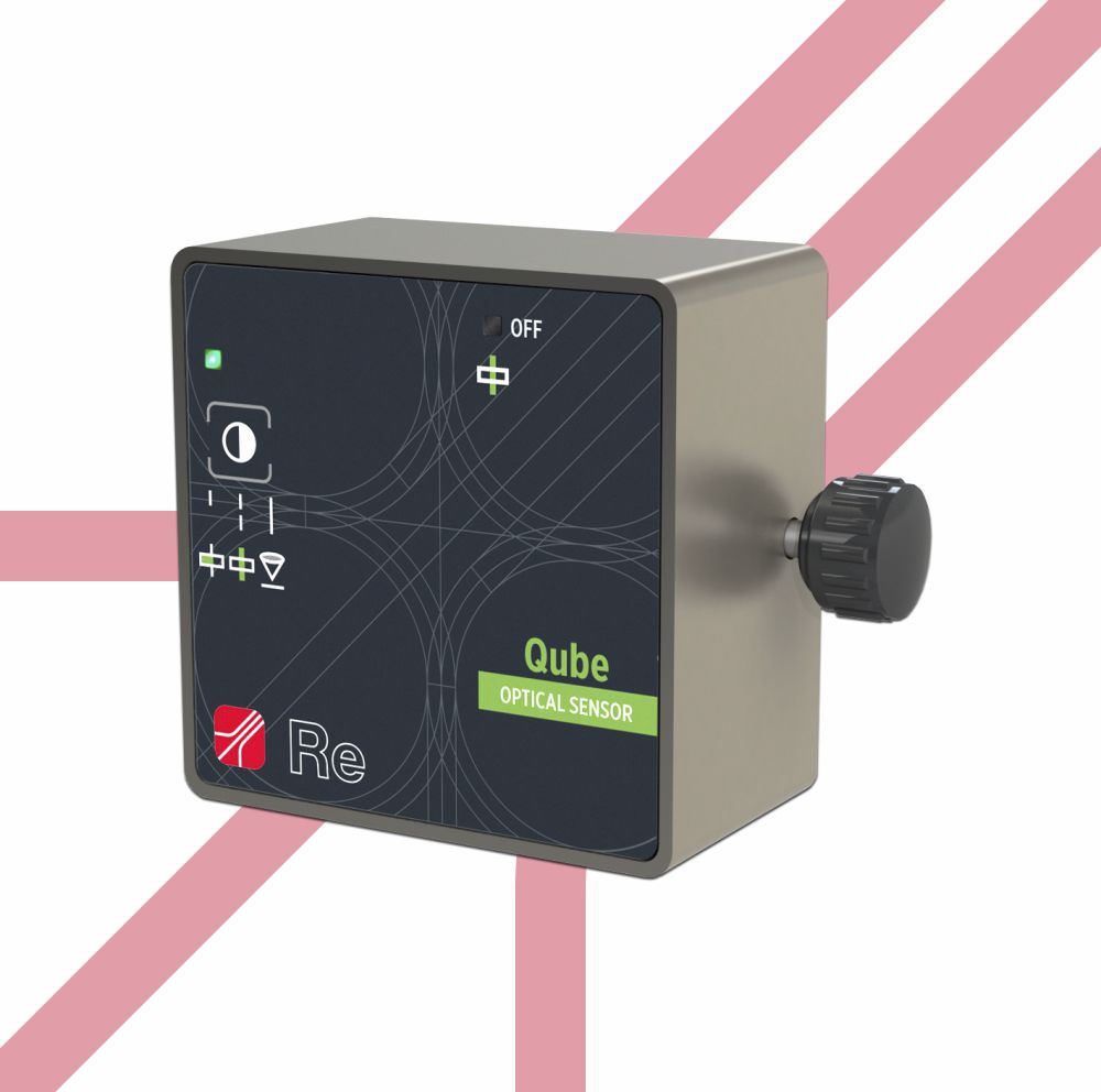 Sensor óptico de forma - QUBE - Re S.p.A. - integrado / con salida ...
