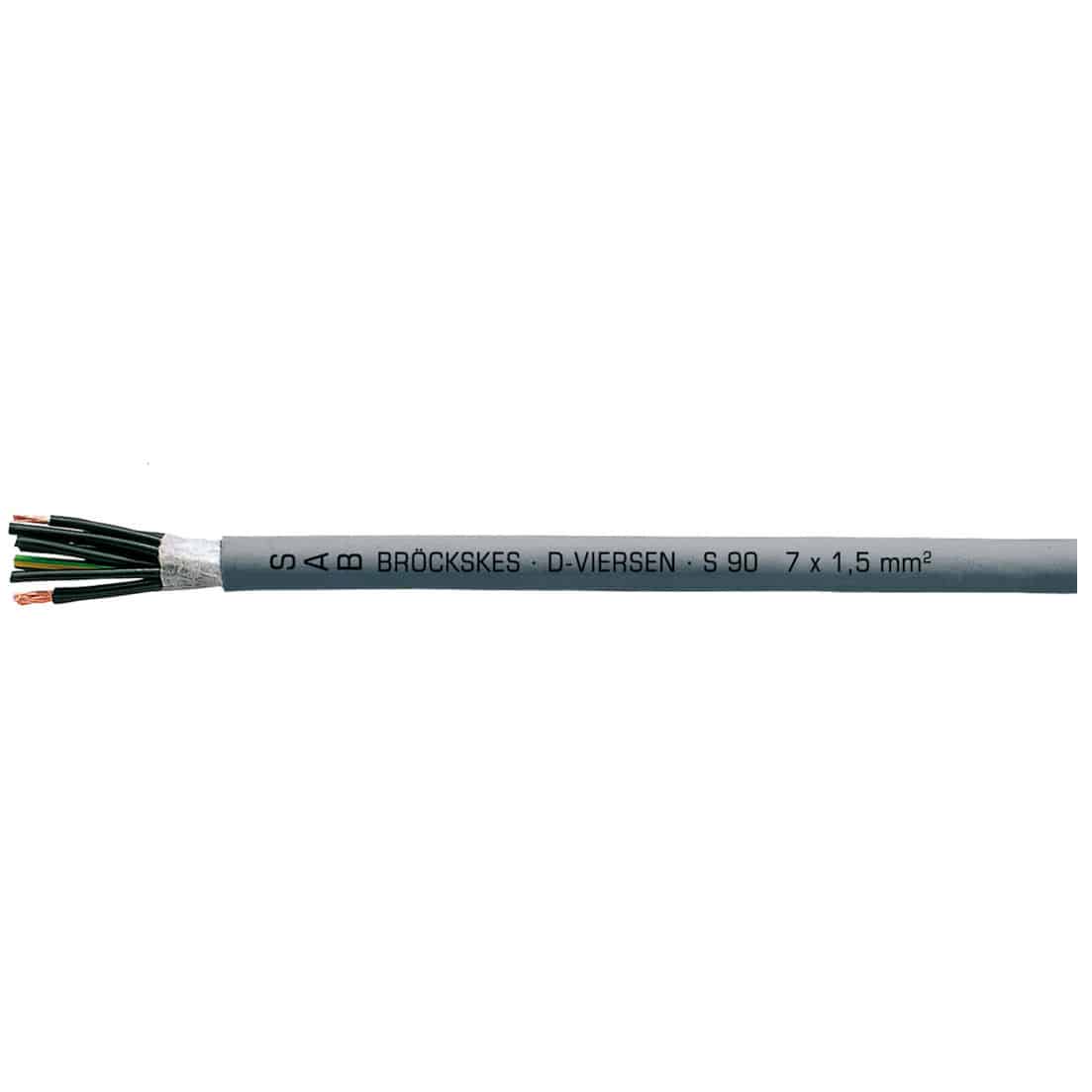 Cable eléctrico flexible - S 90 - SAB BROECKSKES GMBH & Co. KG - de alimentación / de datos ...