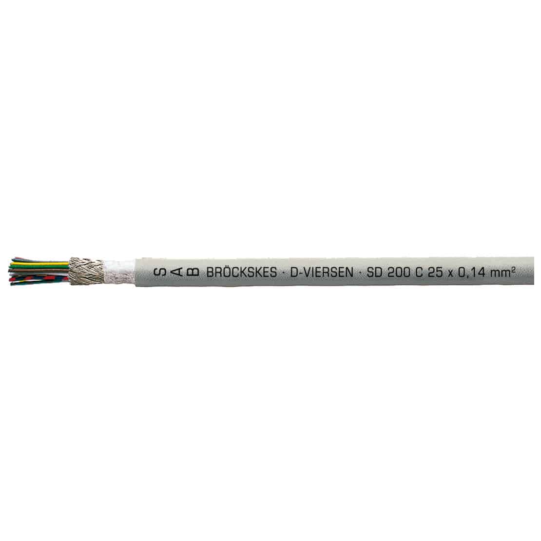 Cable eléctrico de datos - SD 200 C - SAB BROECKSKES GMBH & Co. KG - DIN / resistente al aceite ...