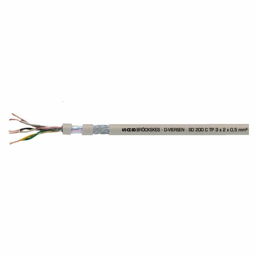 Cable eléctrico de datos - SD 200 C TP - SAB BROECKSKES GMBH & Co. KG - DIN / resistente a la ...