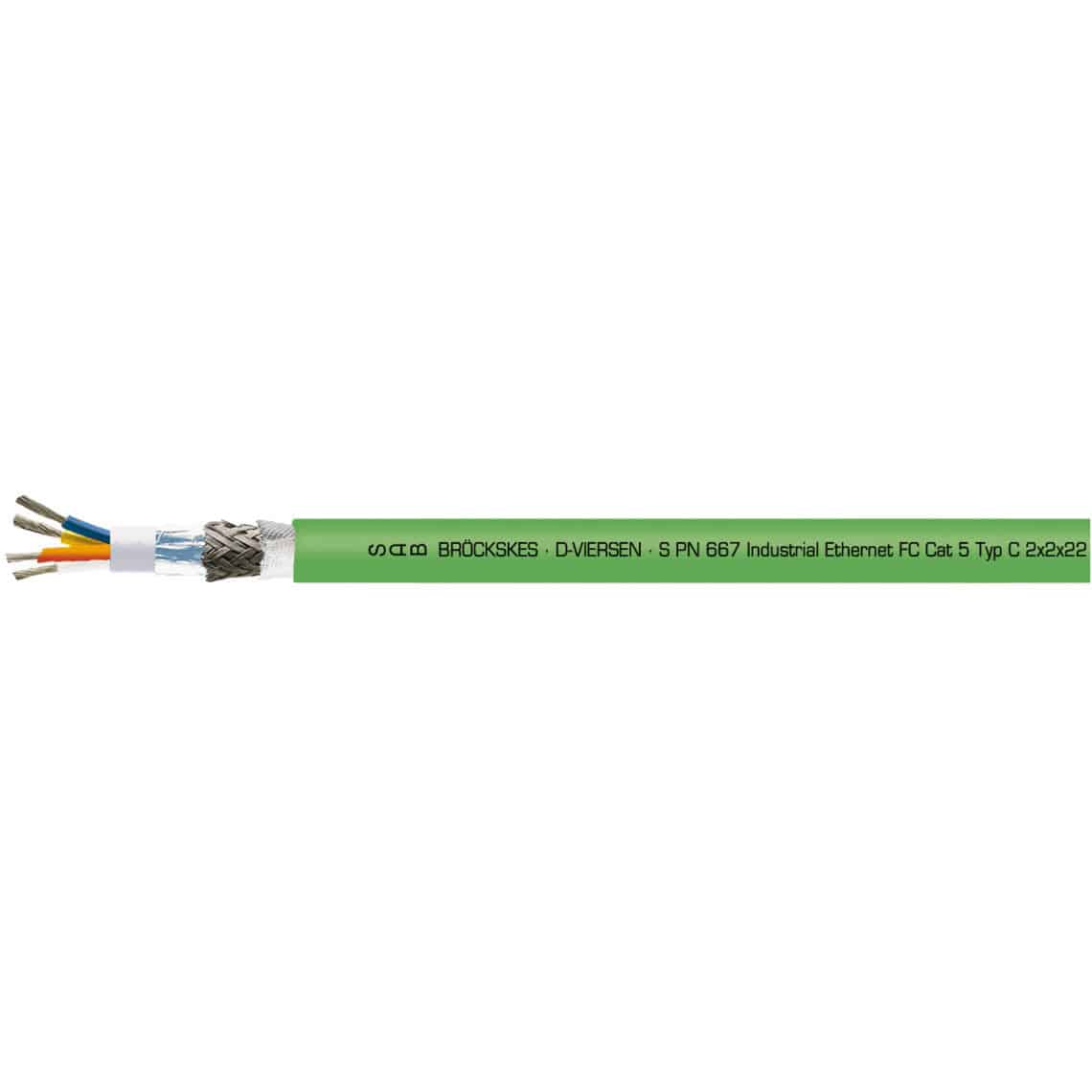 Cable eléctrico ProfiNet - S PN 667 - SAB BROECKSKES GMBH & Co. KG - de datos / Ethernet / RJ45