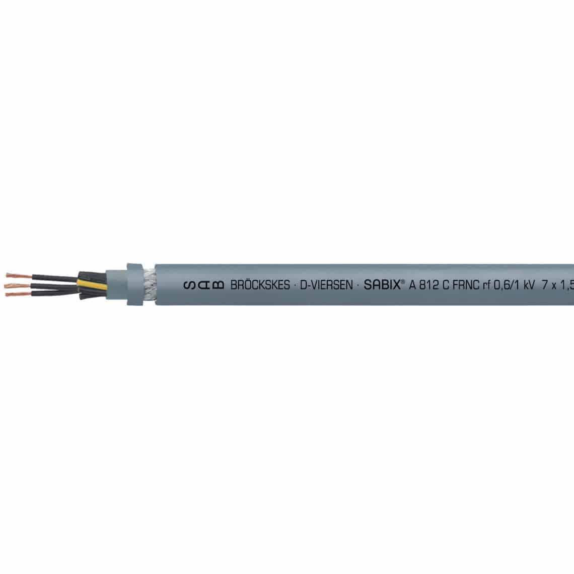 Cable eléctrico libre de halógenos - SABIX® A 812 C FRNC - SAB BROECKSKES GMBH & Co. KG - de ...