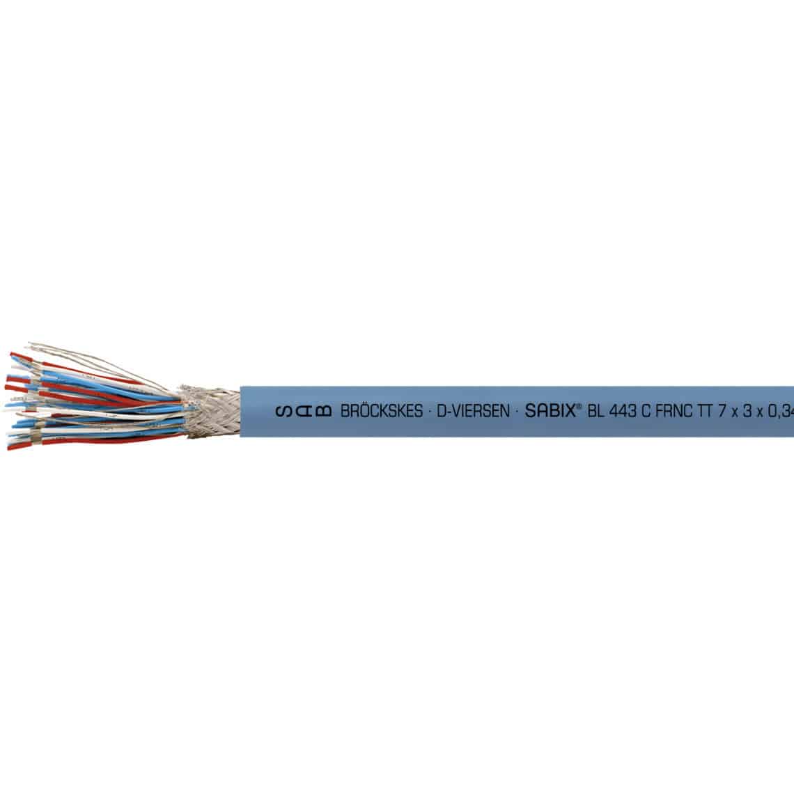 Cable eléctrico libre de halógenos - SABIX® BL 443 C FRNC TT - SAB BROECKSKES GMBH & Co. KG - de ...