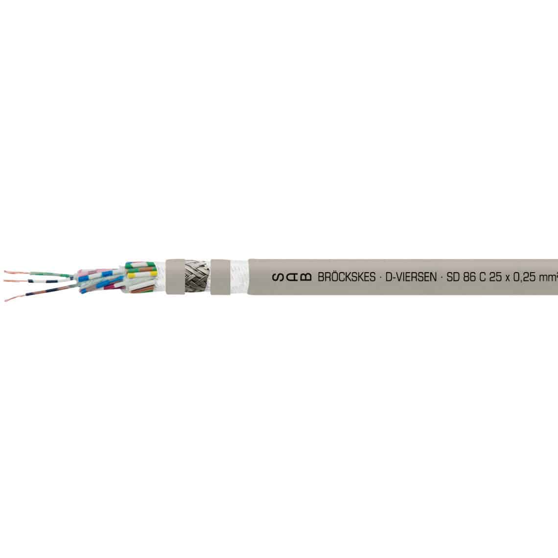Cable eléctrico para cadena portacables - SD 86 C - SAB BROECKSKES GMBH & Co. KG - de datos ...