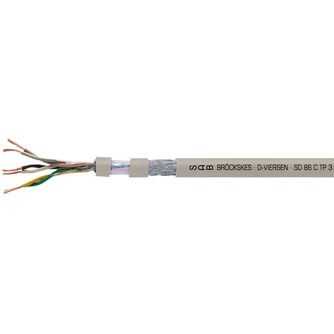 Cable eléctrico para cadena portacables - SD 86 C TP - SAB BROECKSKES GMBH & Co. KG - de datos ...