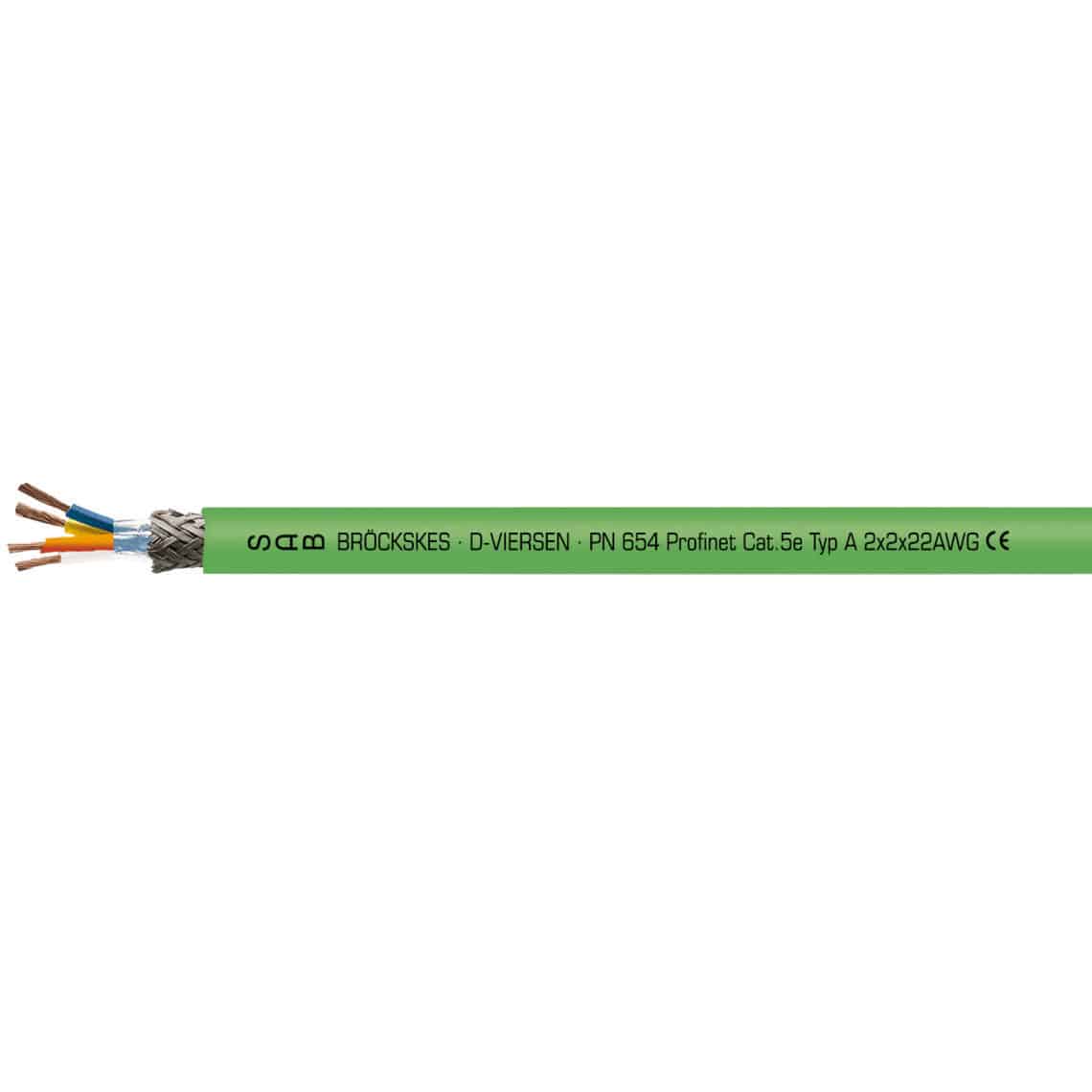Cable eléctrico ProfiNet - PN 654 - SAB BROECKSKES GMBH & Co. KG - de datos / RJ45 / aislado
