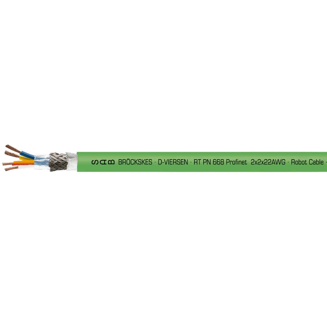 Cable eléctrico ProfiNet - RT PN 668 - SAB BROECKSKES GMBH & Co. KG - de datos / RJ45 / aislado