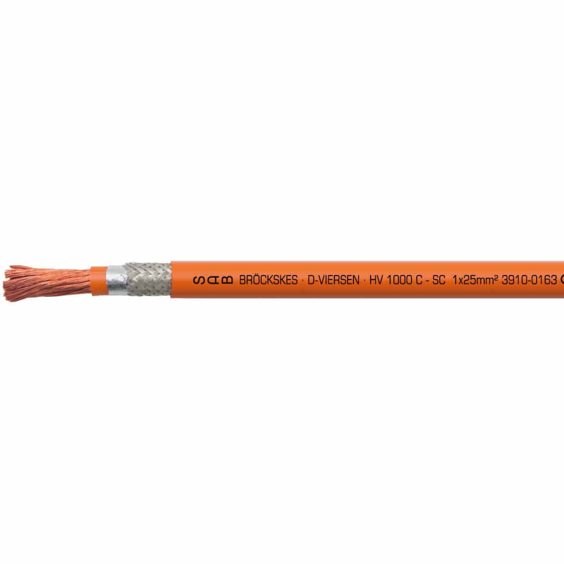 Cable monoconductor de alta tensión - HV 1000 C - SC - SAB BROECKSKES GMBH & Co. KG - aislado ...