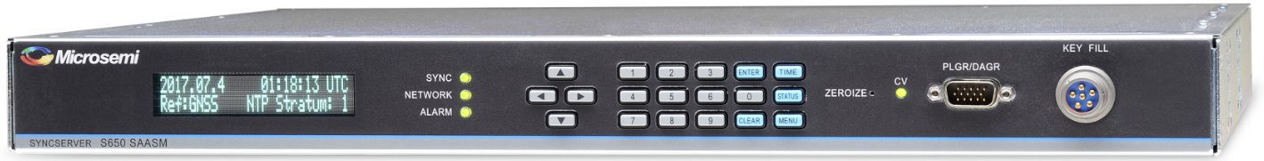 Servidor Network Time Protocol NTP - SyncServer S650 SAASM - Microsemi ...