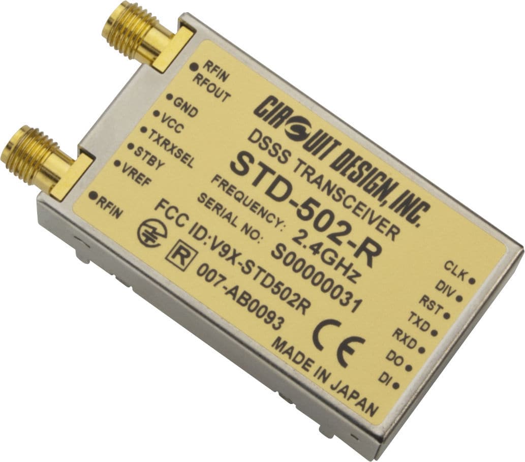 Transceptor de radio - STD-502-R - Circuit Design, Inc. - 2,4 GHz