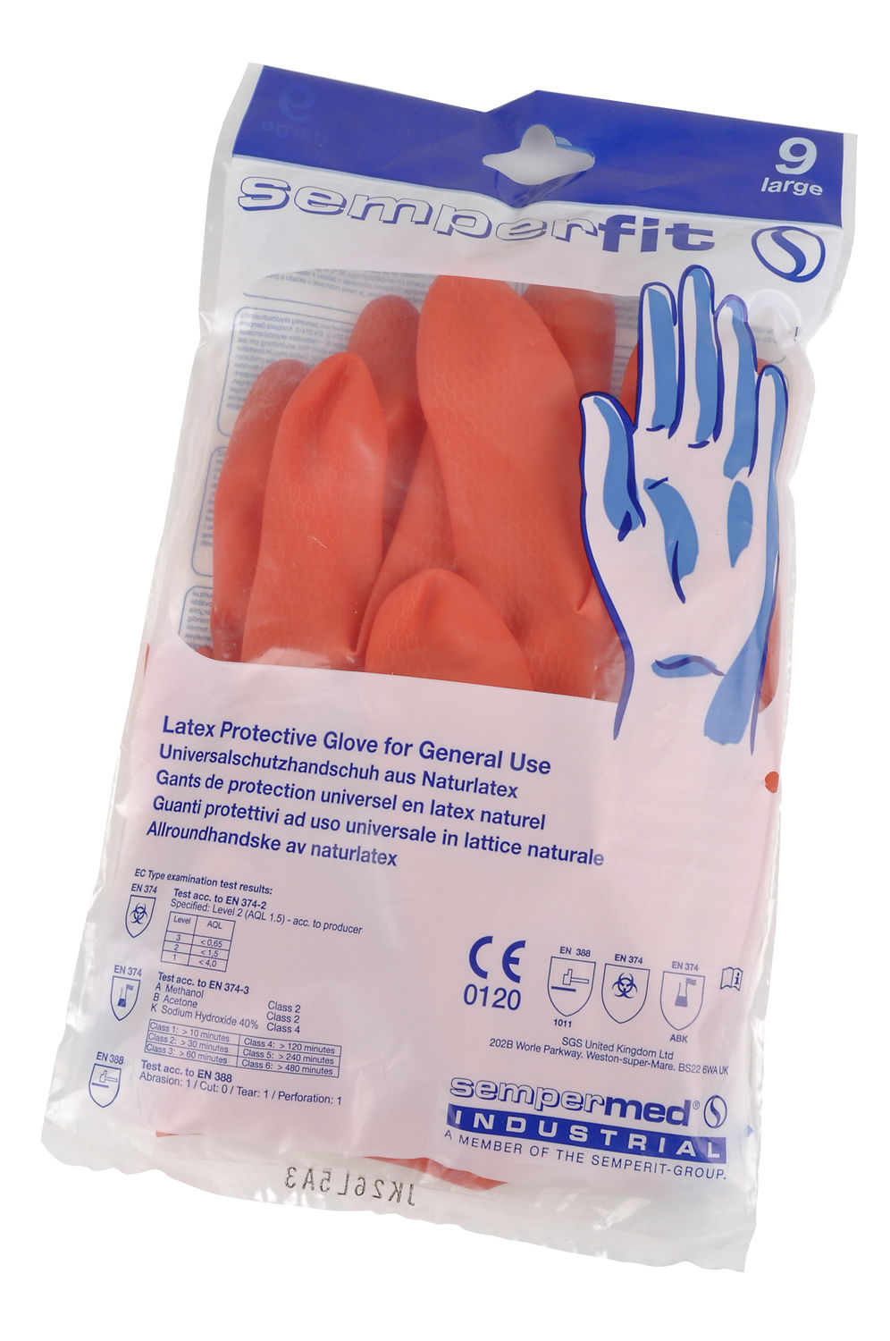 Guante de laboratorio - Semperfit red - Sempermed - de protección ...